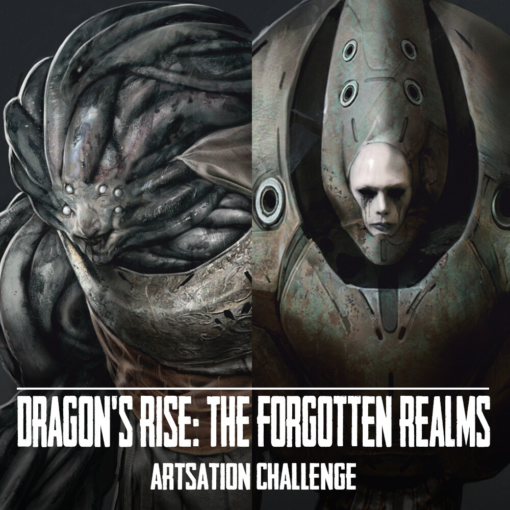 ArtStation - Dragon's Rise: The Forgotten Realms- 3 ELDER DRAGON KNIGHTS