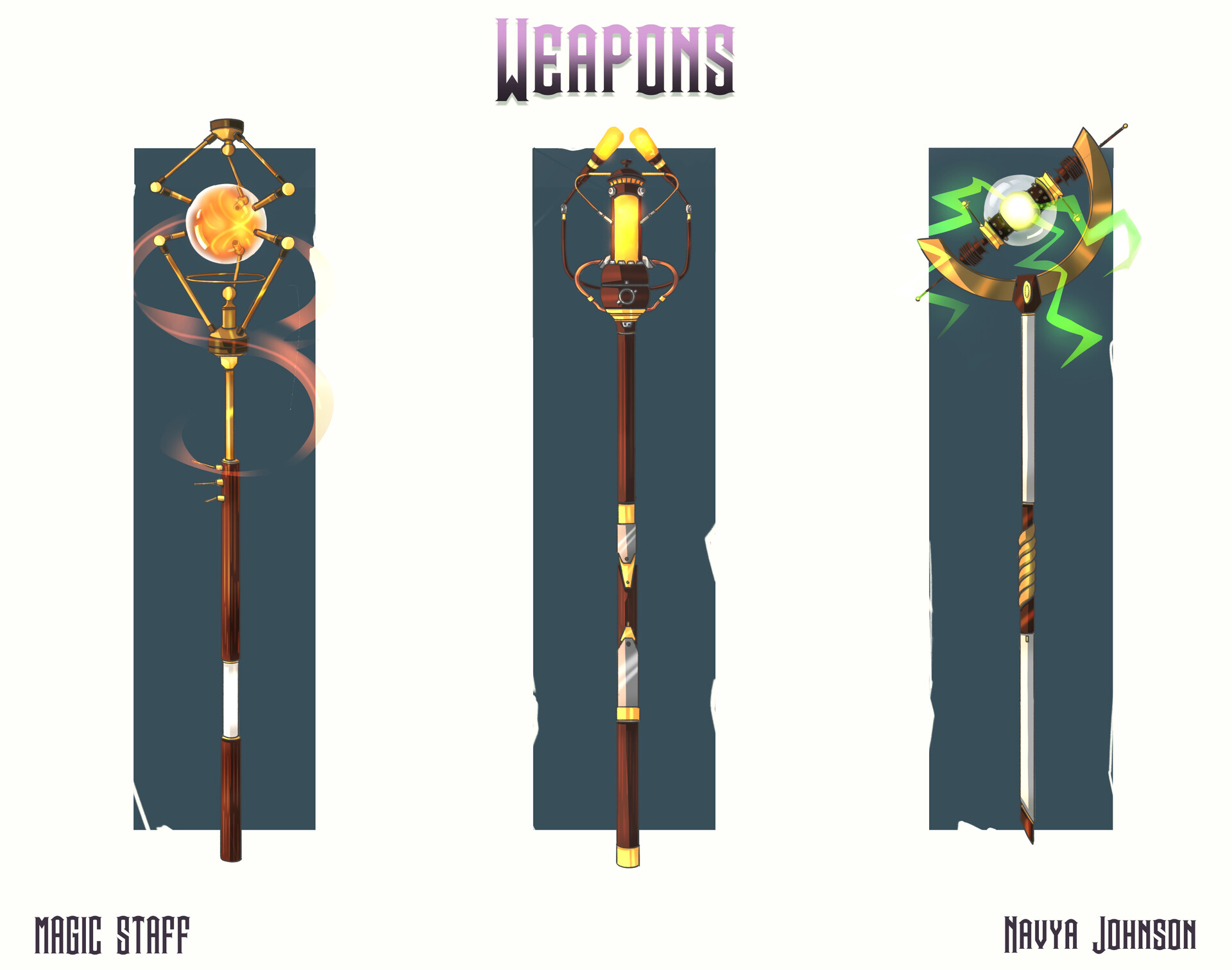 ArtStation - Steampunk weapons