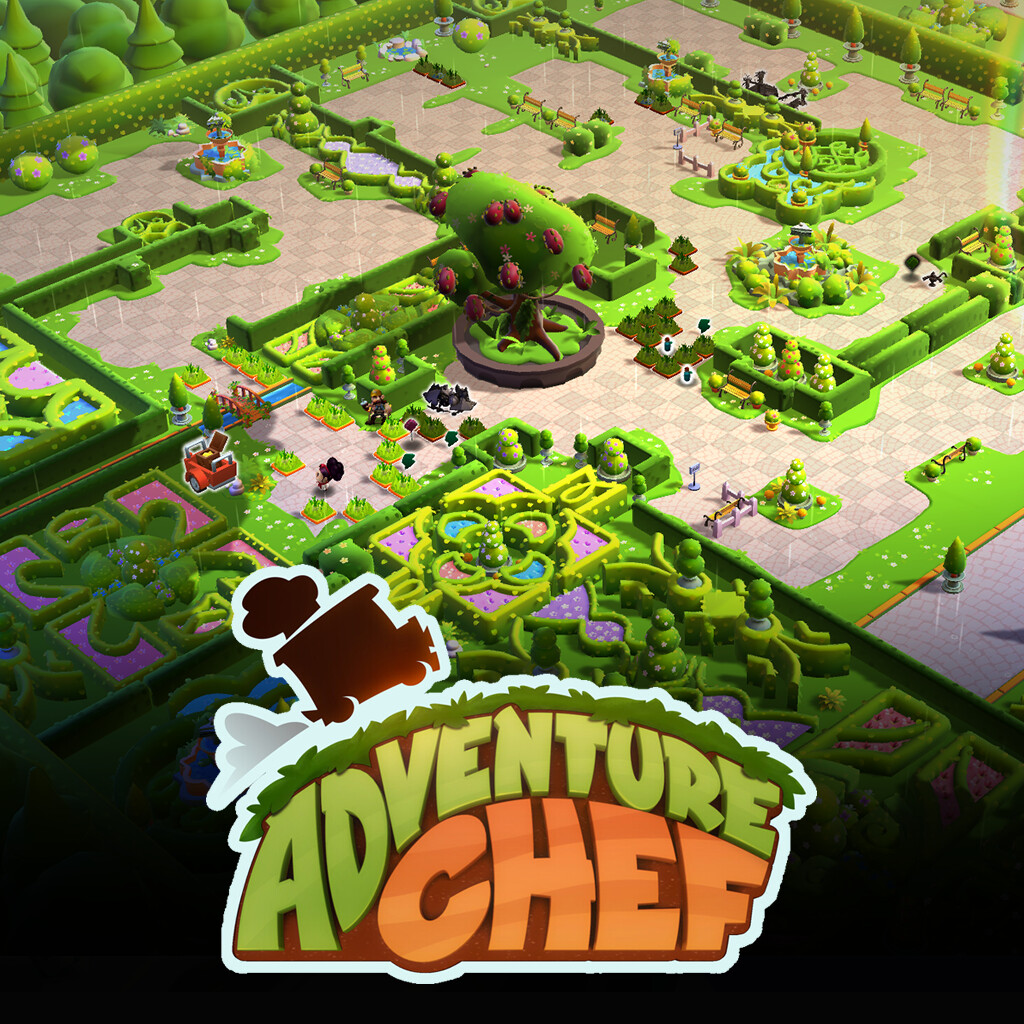 ArtStation - Adventure Chef - Overgrown Chateau environment
