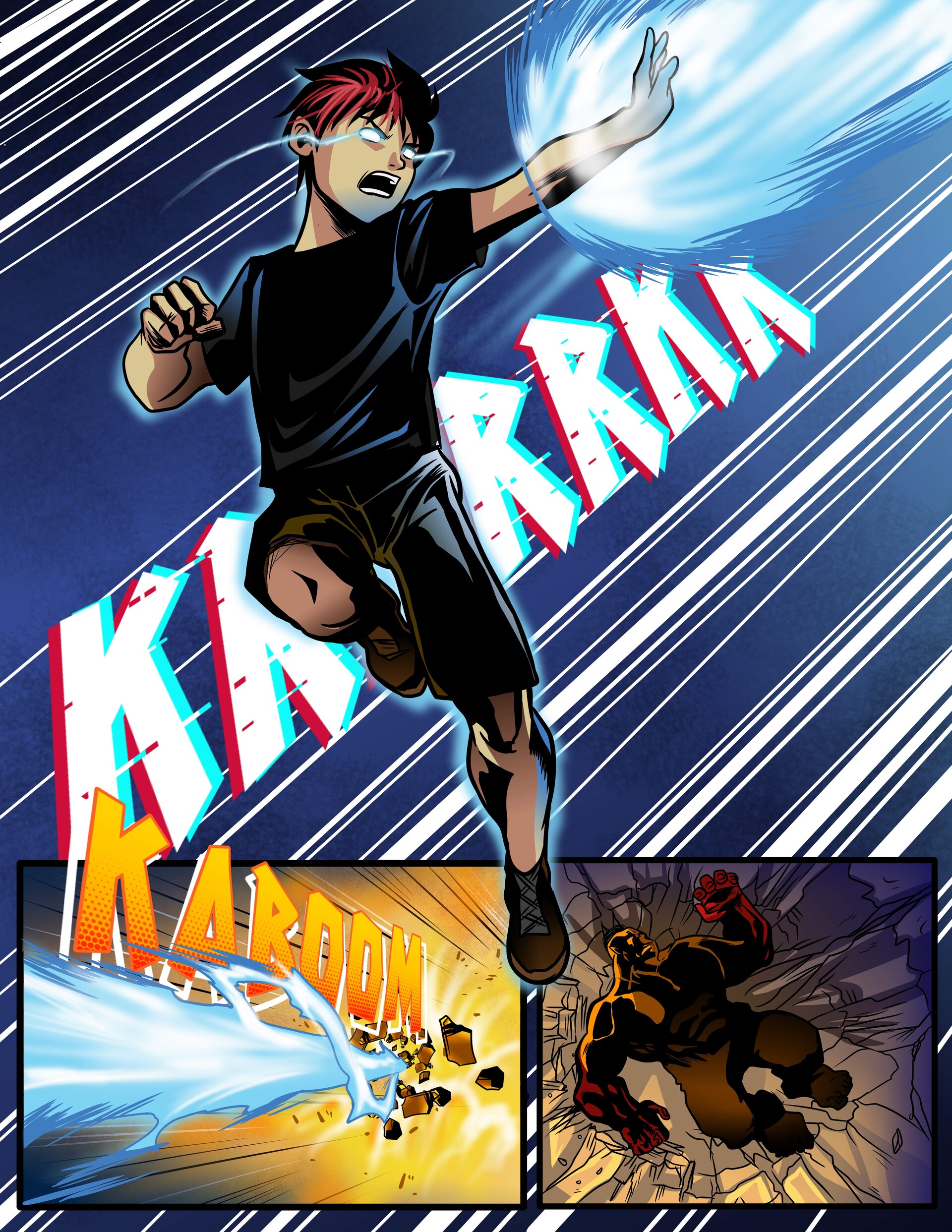 ArtStation - Comics Battle Scene