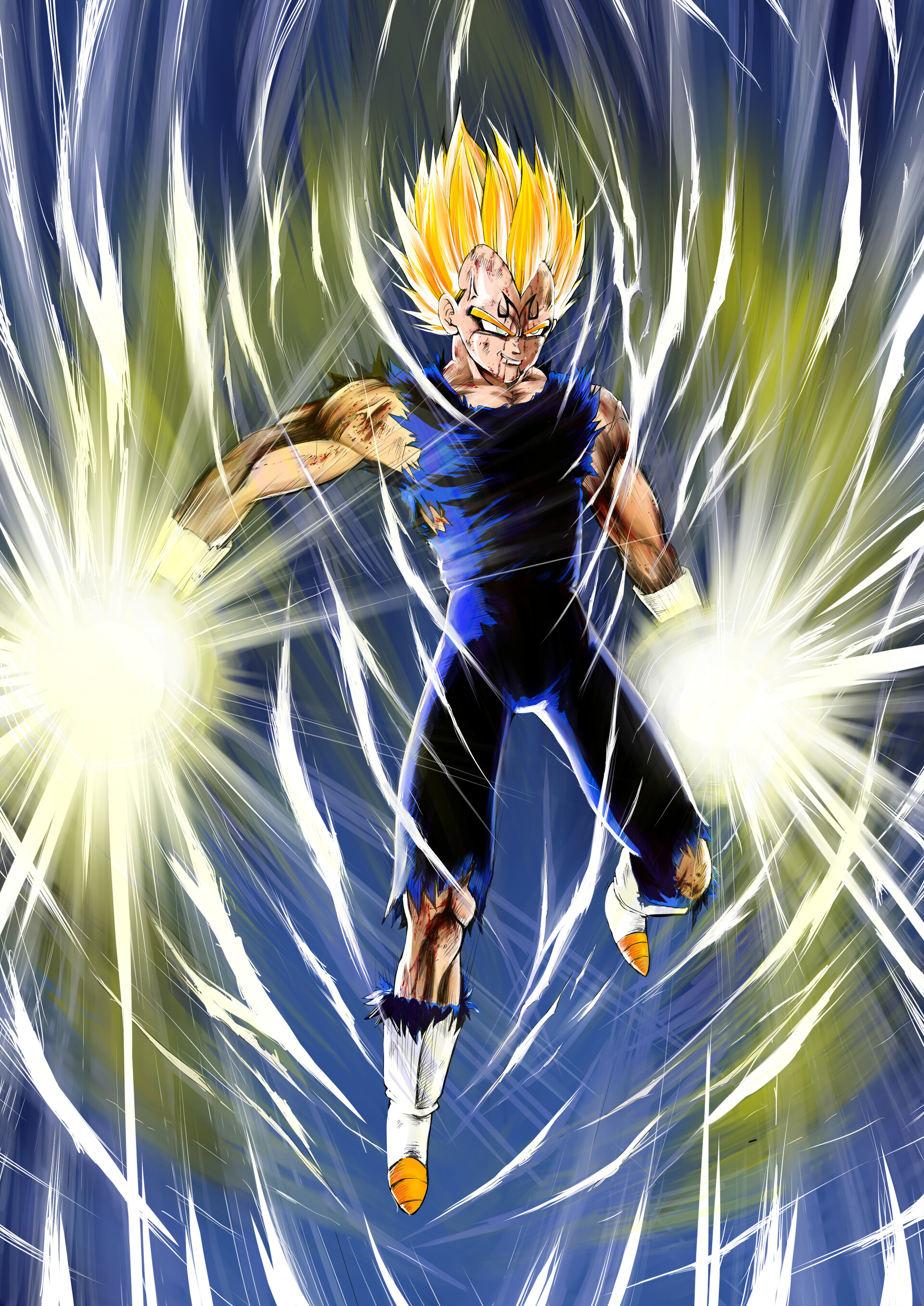 Alisson Camargo - Gaijin Illustrator - Majim Vegeta - DRAGON BALL ...