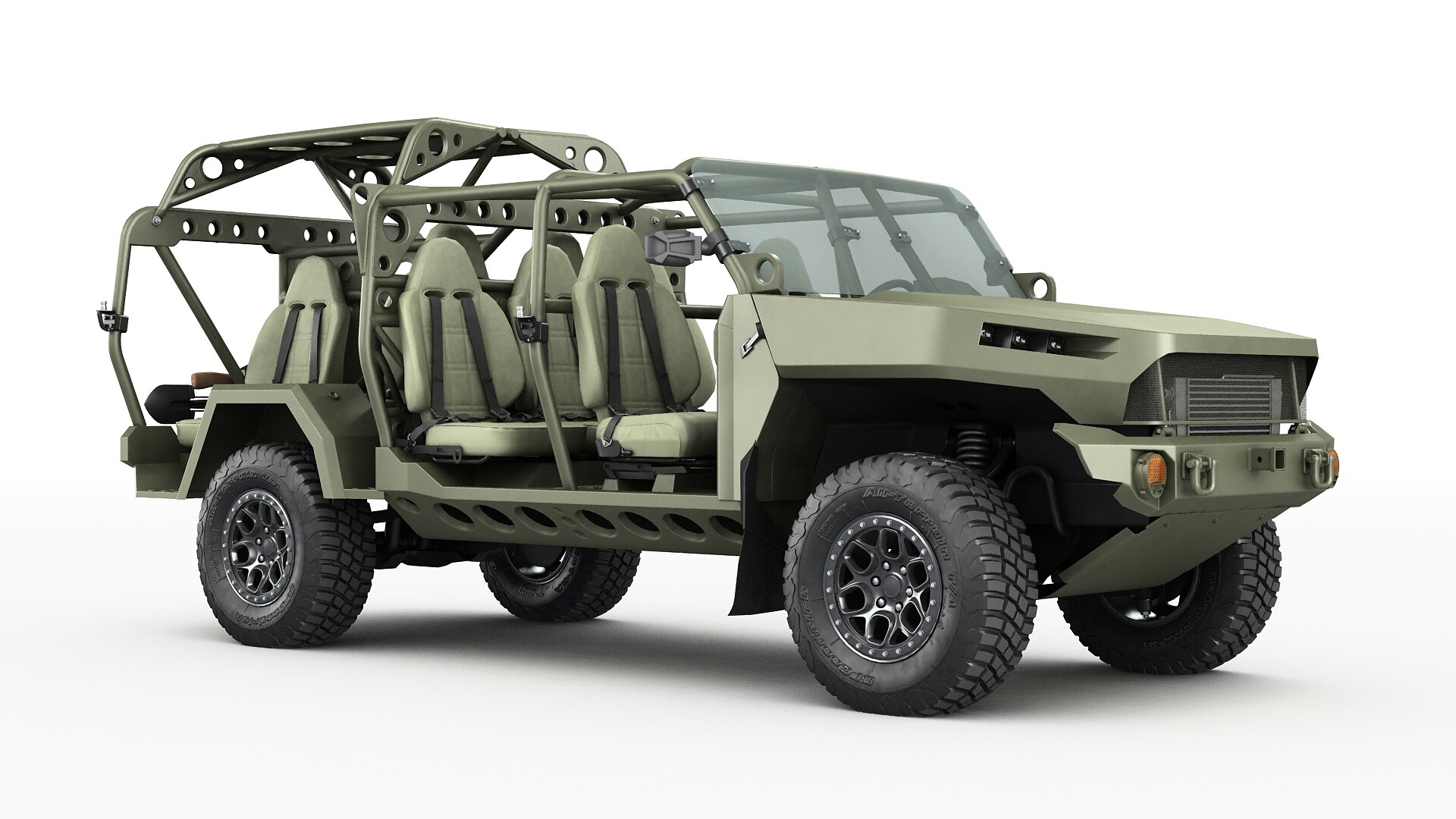ArtStation - Chevy Colorado ZR2 military ISV