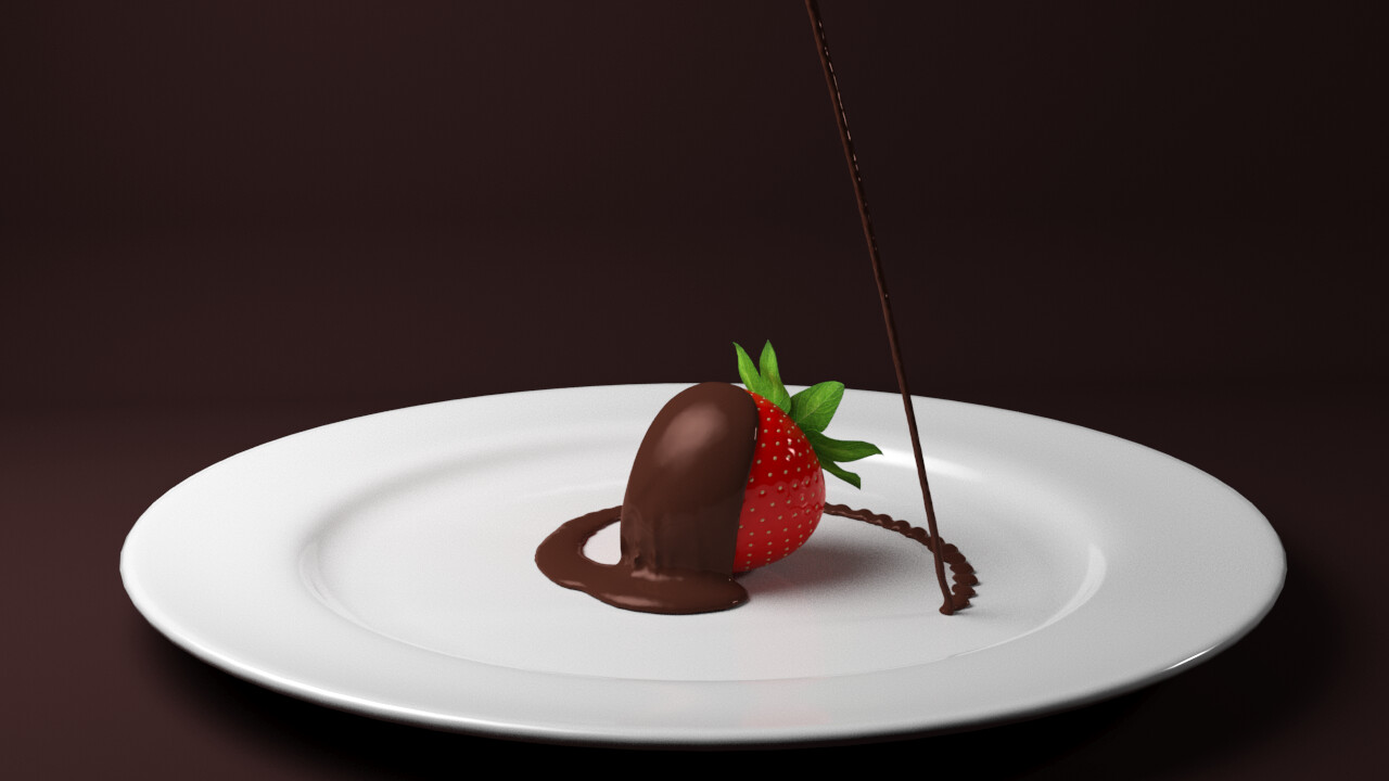ArtStation - Chocolate Simulation - [ Study ]