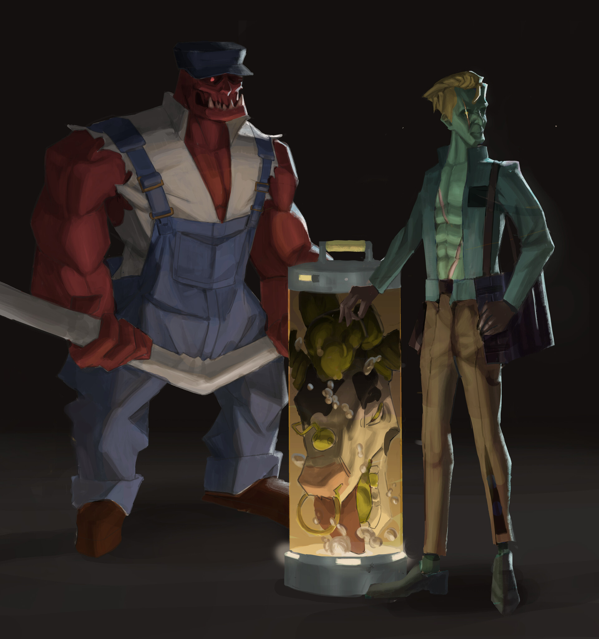 ArtStation - alien ranch on a ridge