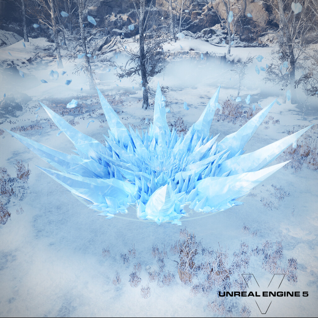 ArtStation - UE5 - Ice Spike