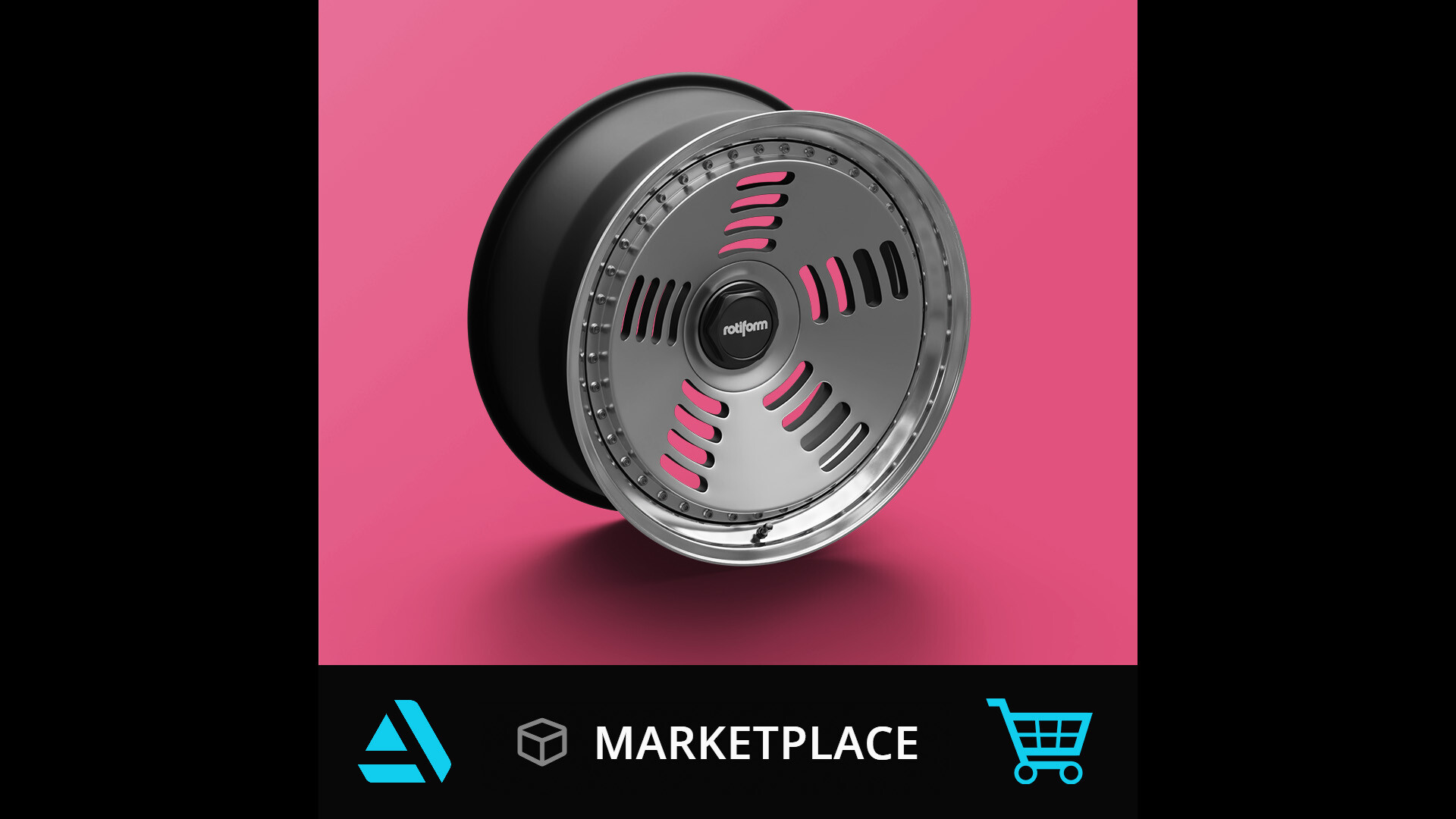 ArtStation - Rotiform BM1 Rim/Wheel 3D Model