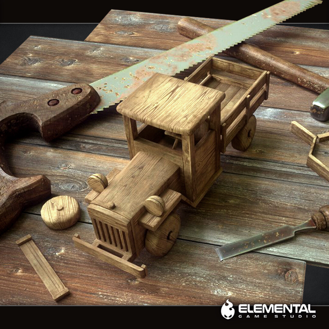 ArtStation - Wooden Toy