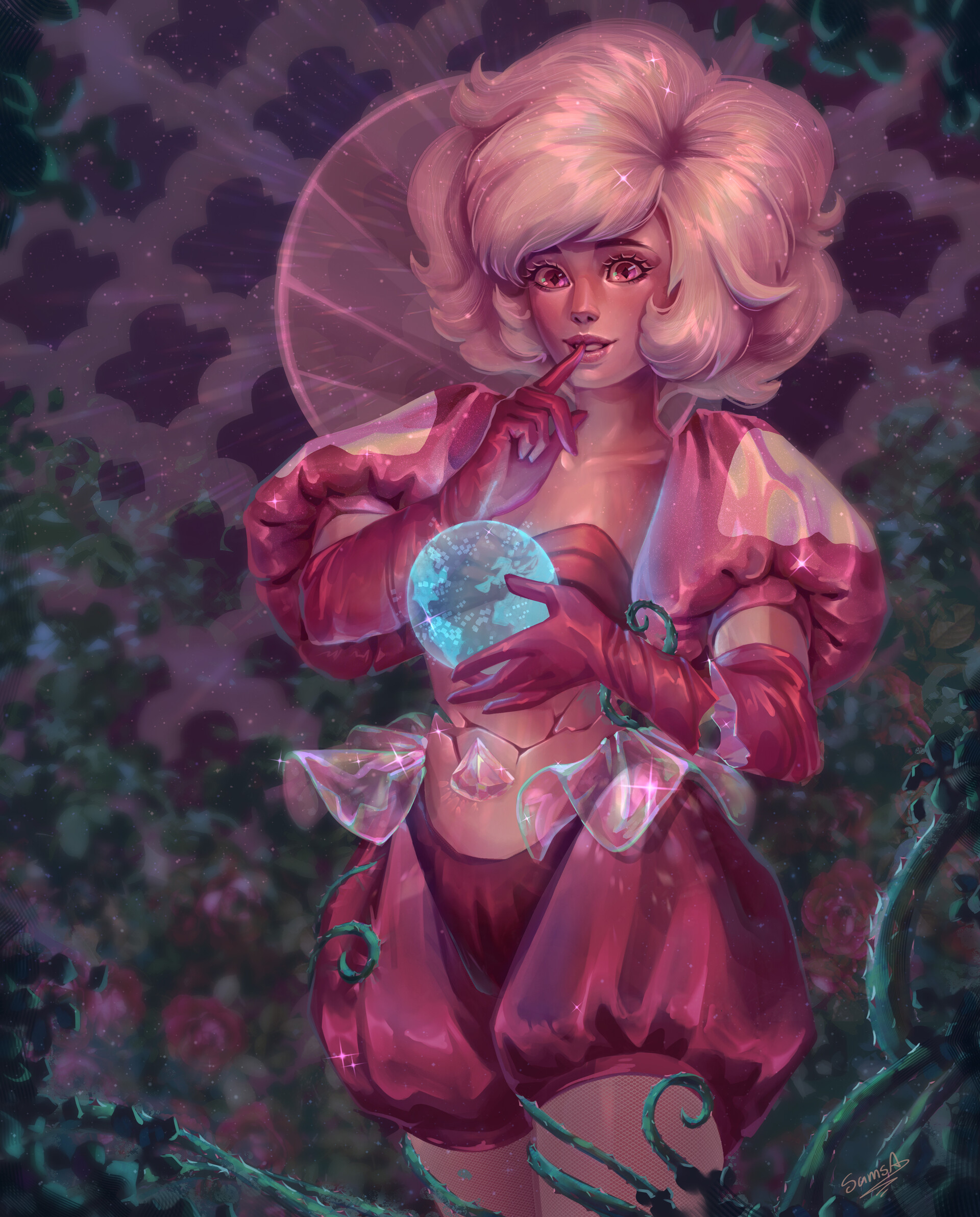 ArtStation - Pink diamond fanart