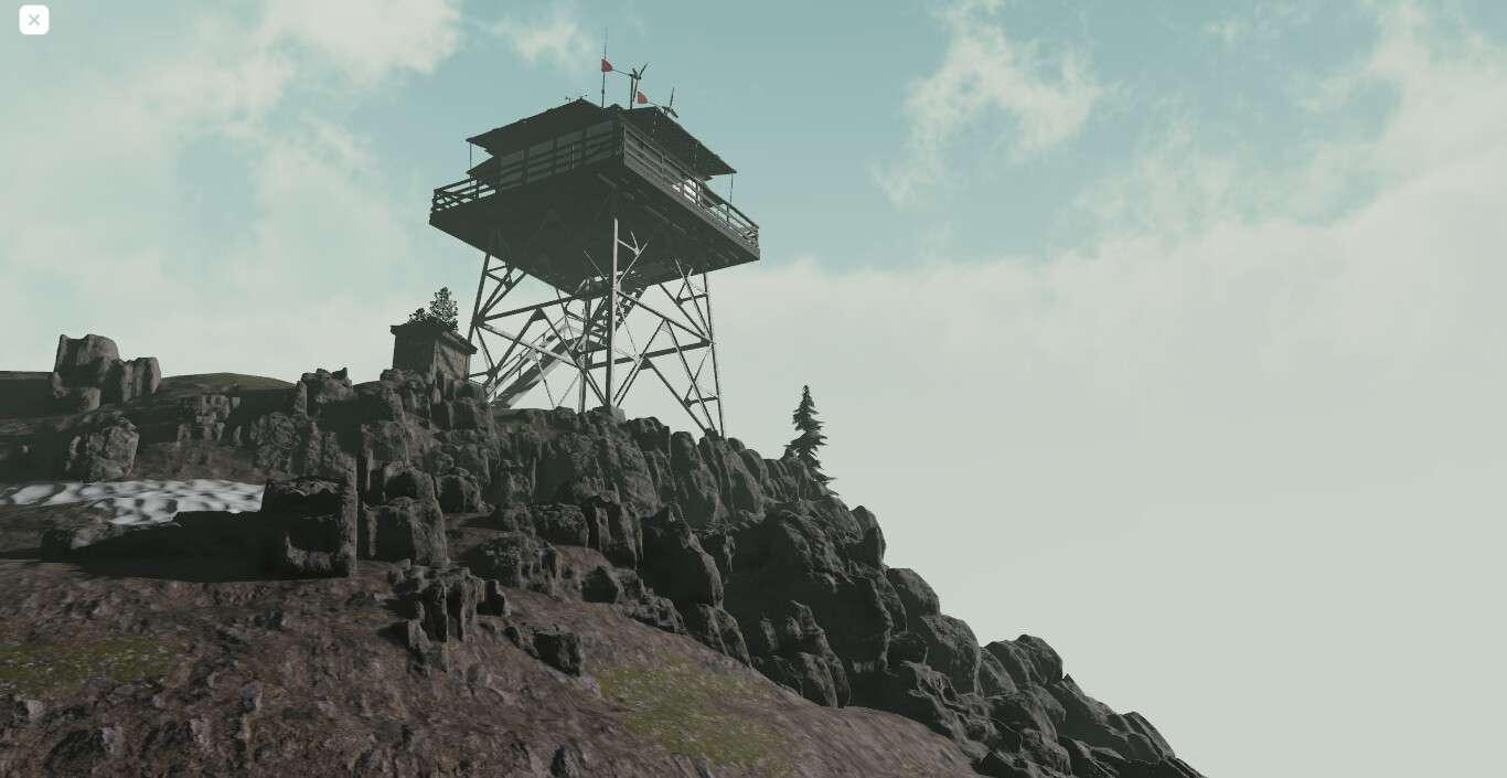 ArtStation - Fire lookout