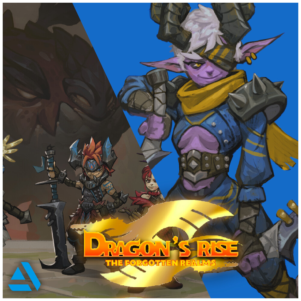 ArtStation - Artstation Challenge: Dragon's Rise: The forgotten Realms