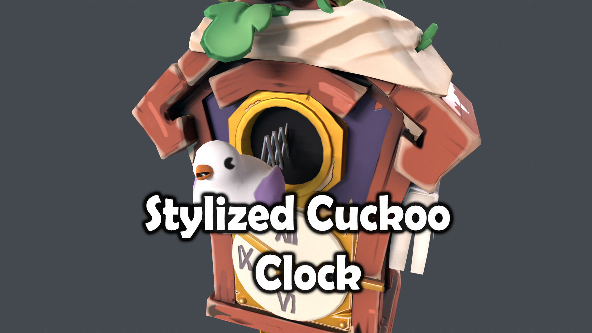 ArtStation - Stylized Cuckoo Clock