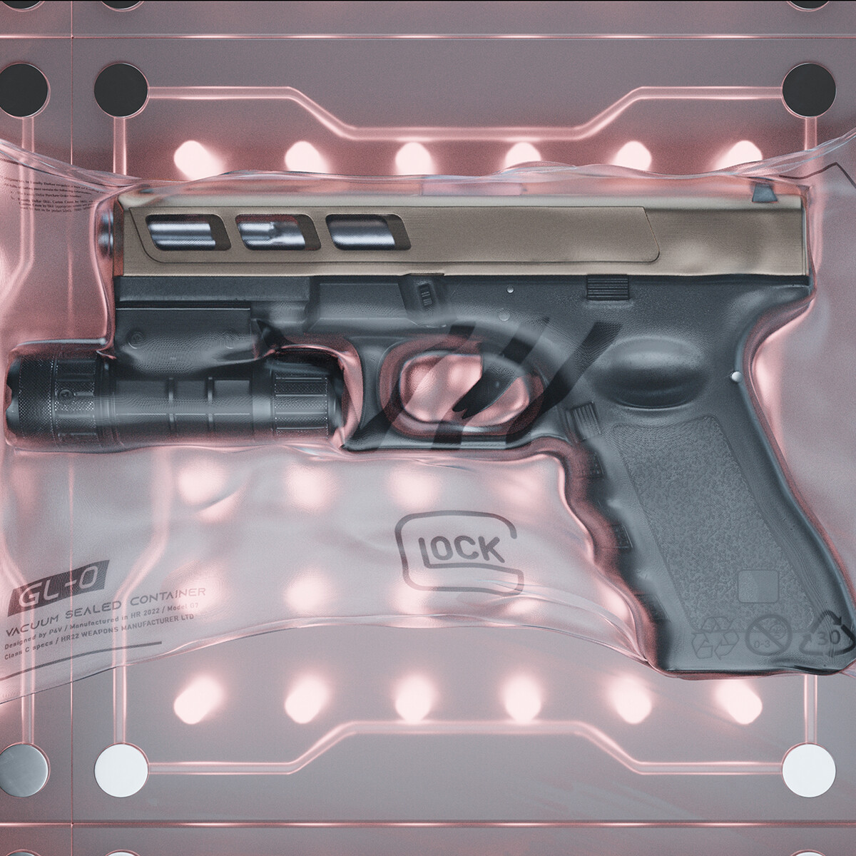 ArtStation - Custom Glock - Attachments