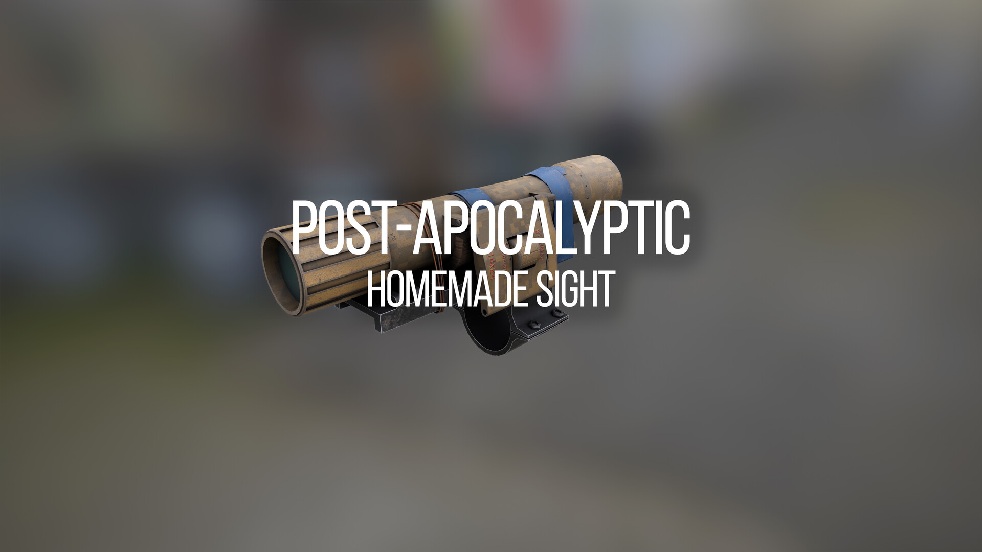 ArtStation - Post-apocalyptic homemade sight