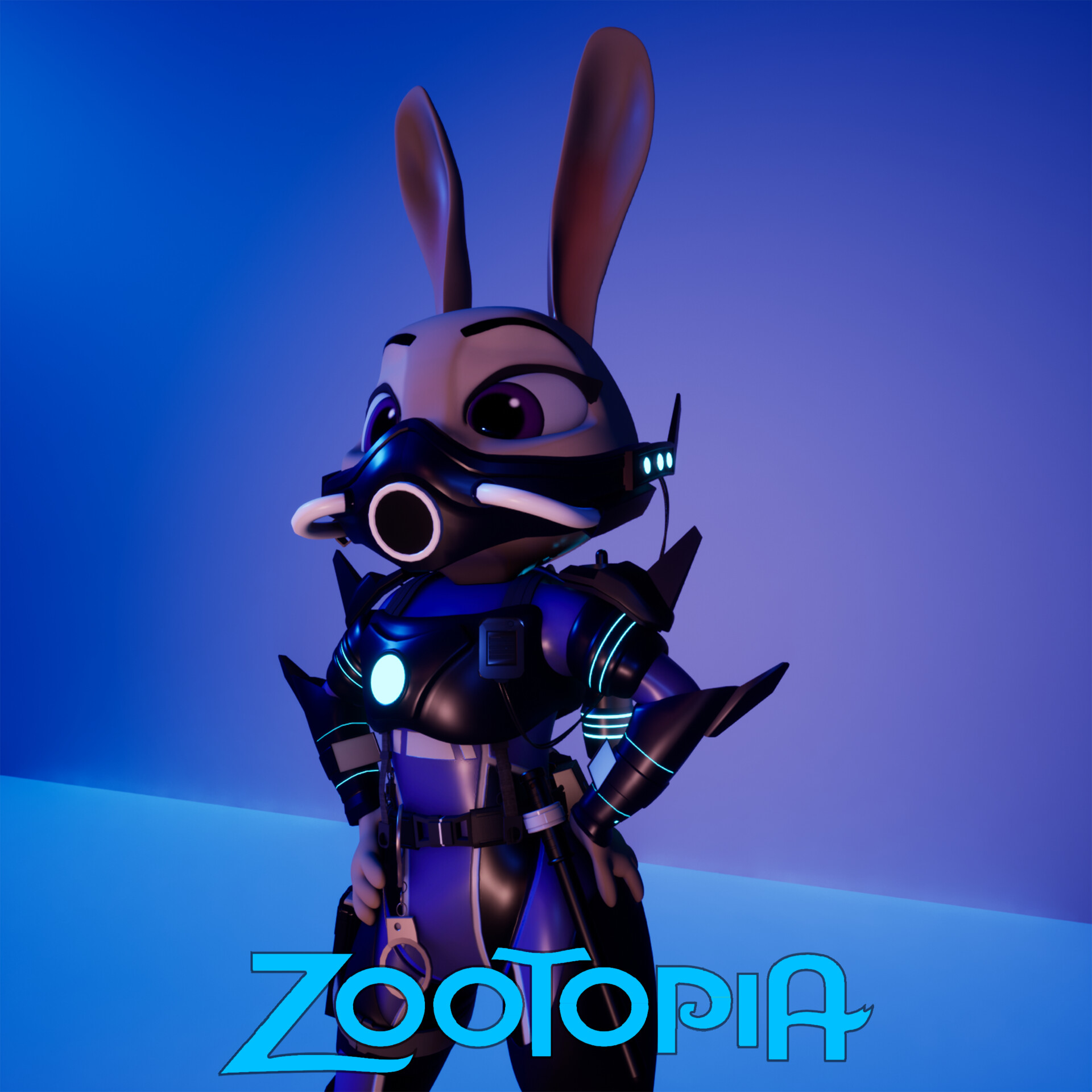 ArtStation - Cosmic Police Judy Hopps