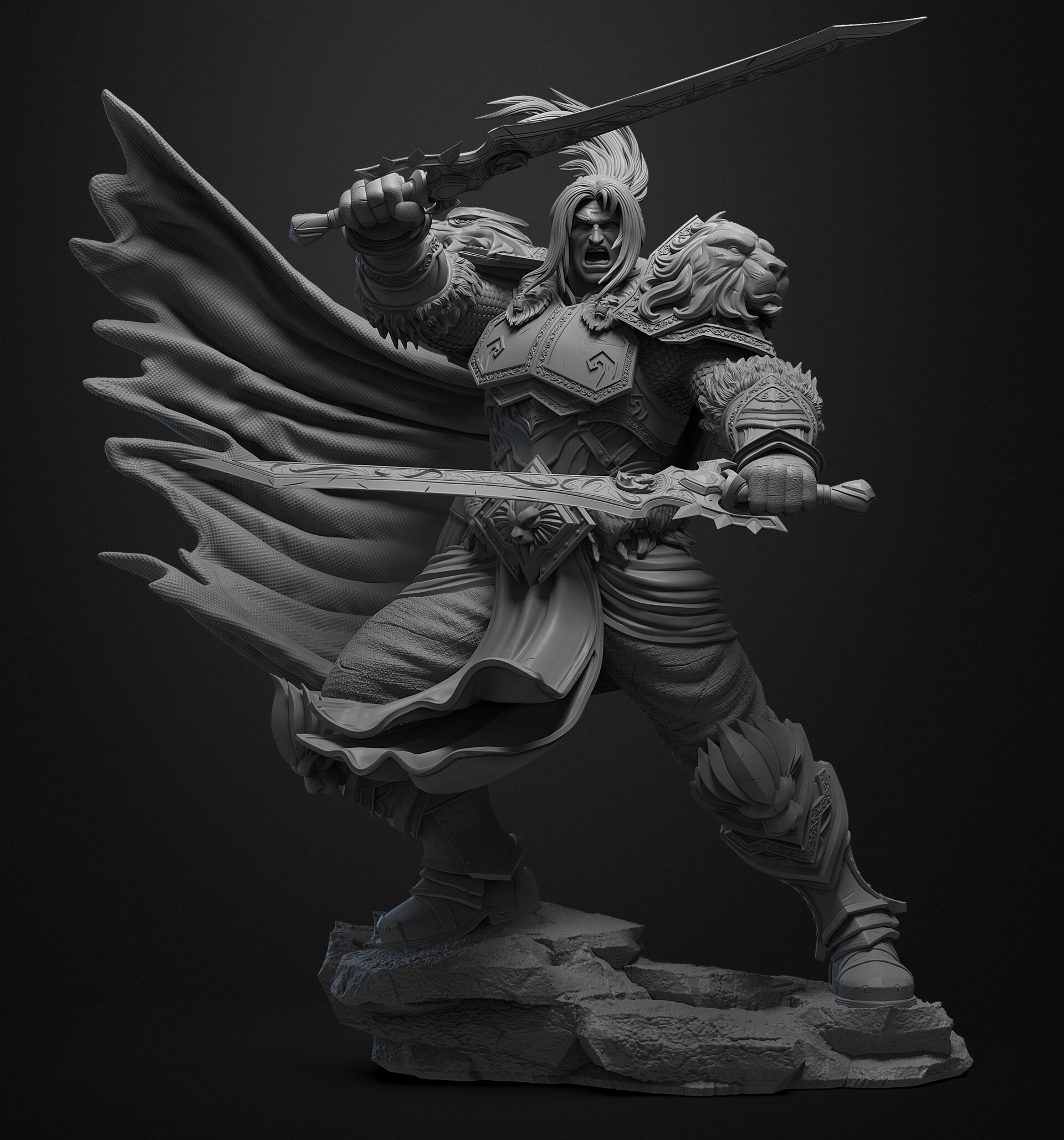 ArtStation - Varian Wrynn for 3d print