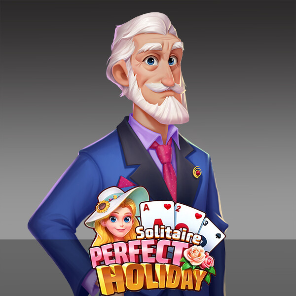 ArtStation - Character Design for Solitaire TriPeaks: Holidays