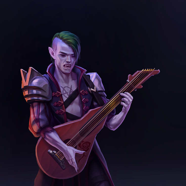 ArtStation - Vampire bard