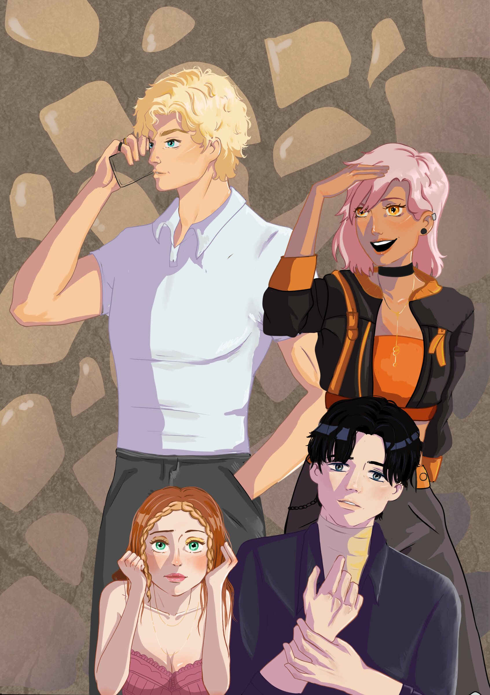 ArtStation - Visual Novel Character designs & illustrations