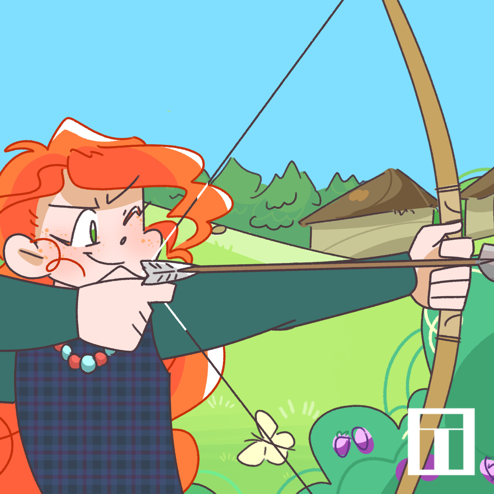 ArtStation - Iona from the Iron Age Cartoon