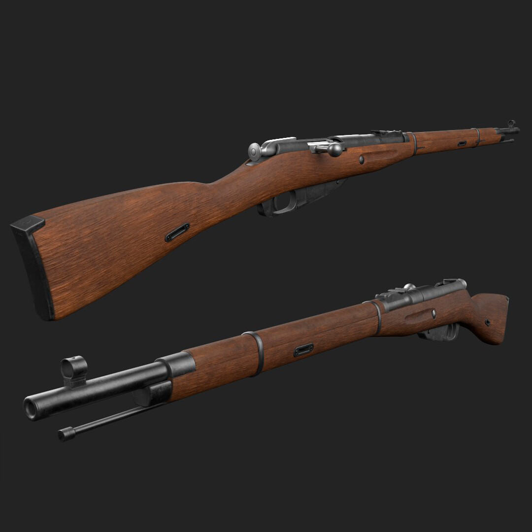 ArtStation - WWII Mosin Nagant M91/30