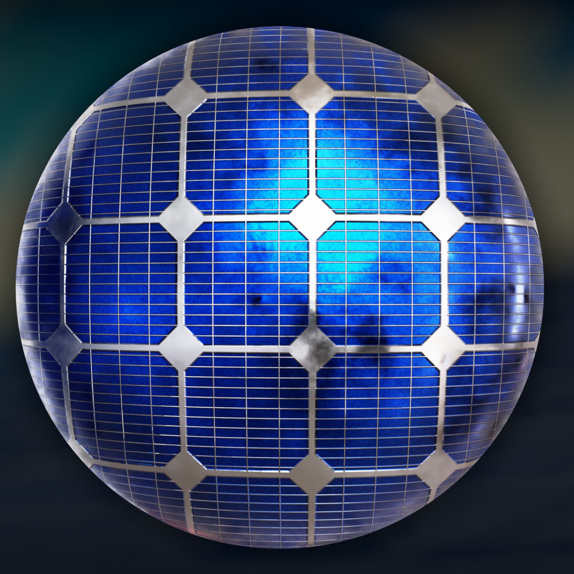 ArtStation - Procedural Solar Panels Material 🛰️ (Blender Tutorial)