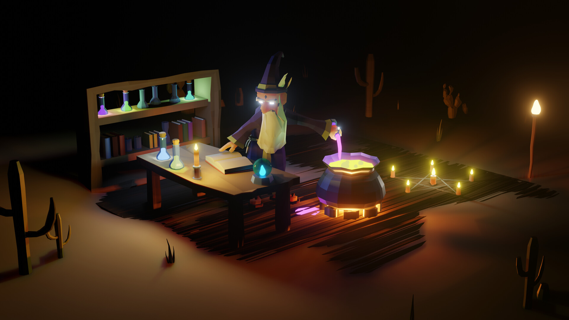 ArtStation - Wizard - Game character