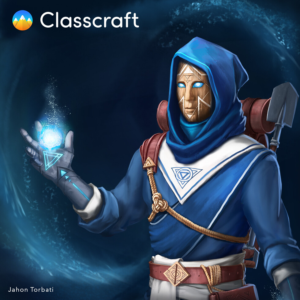 ArtStation - Blue Entry Level Classcraft Character
