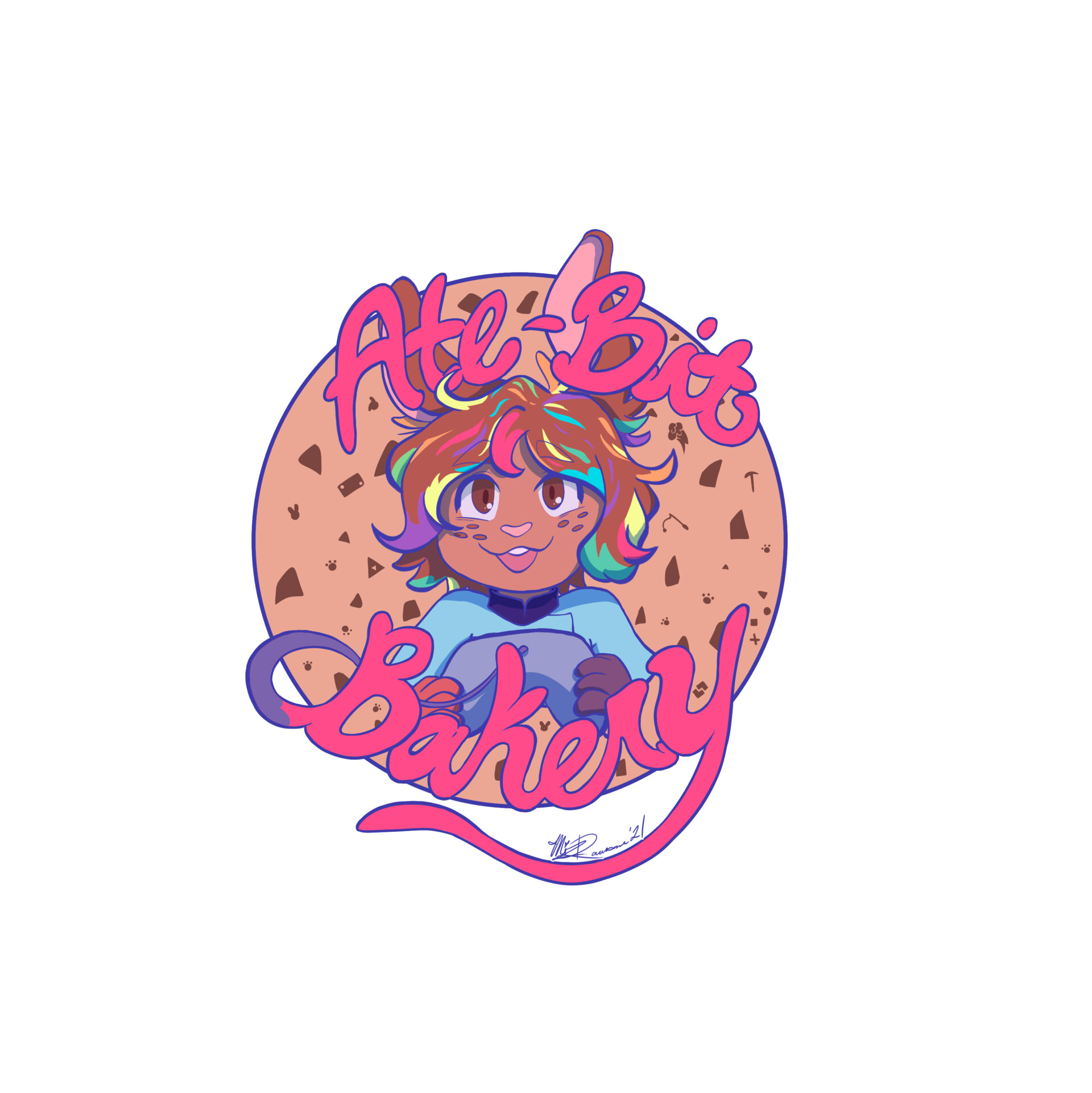ArtStation - Ate-Bit Bakery Logo