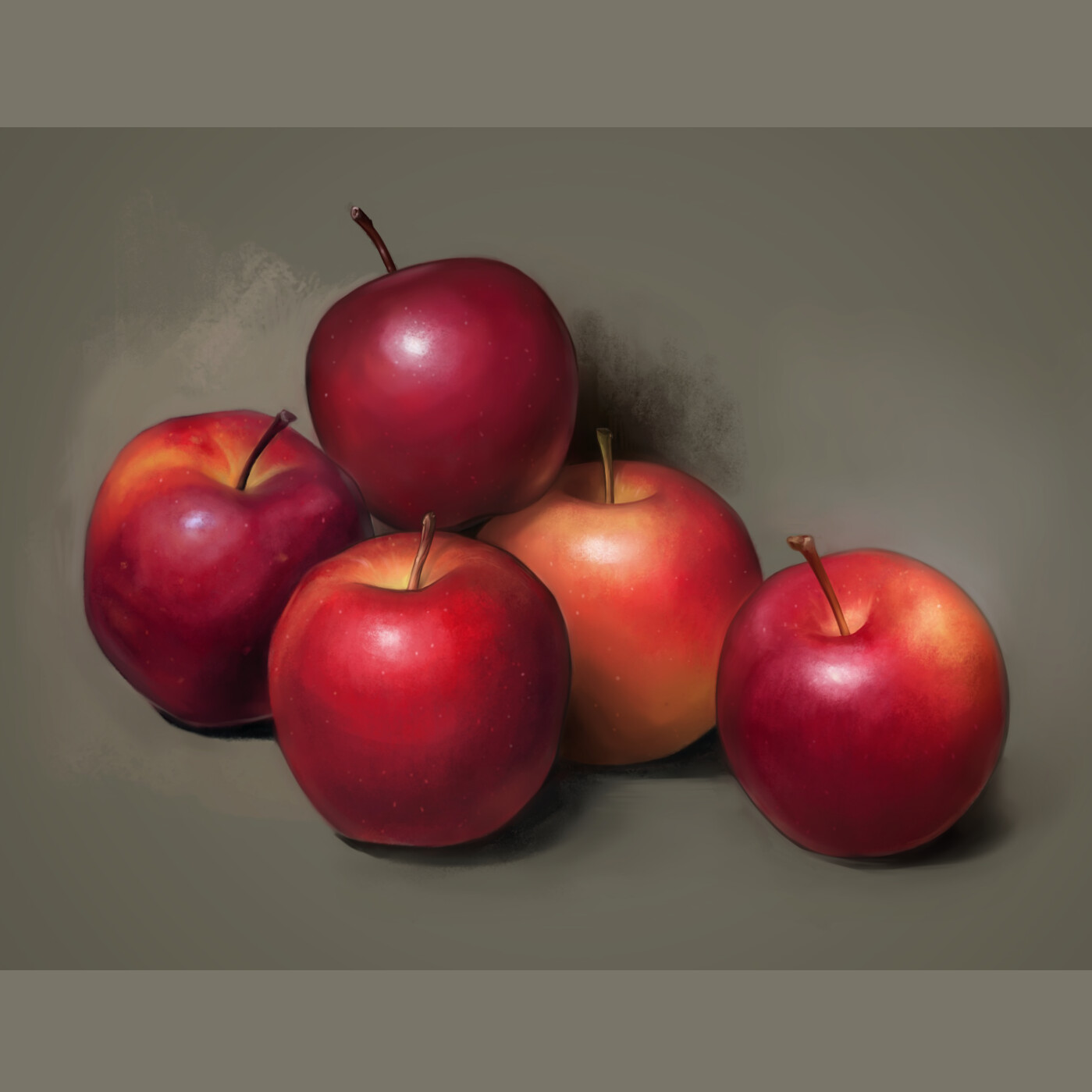 ArtStation - Apples study