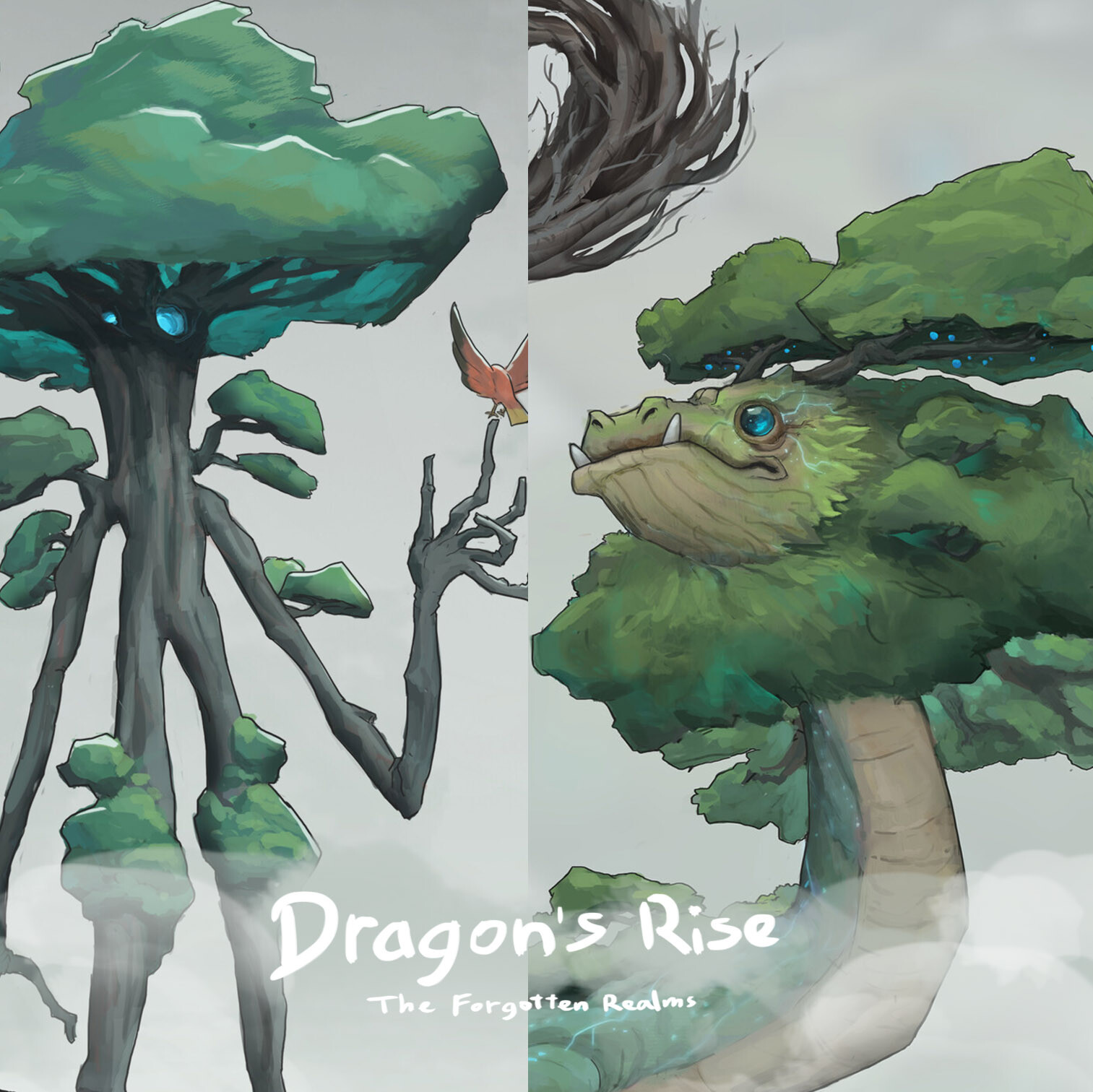 ArtStation - Dragon's Rise: The Forgotten Realms - The Green Village