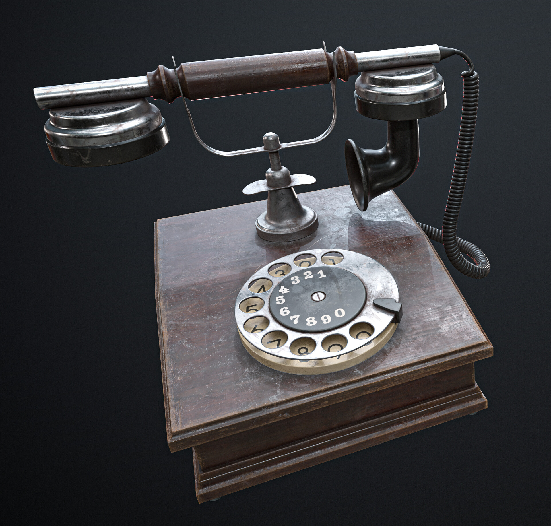 ArtStation - Old Vintage Phone