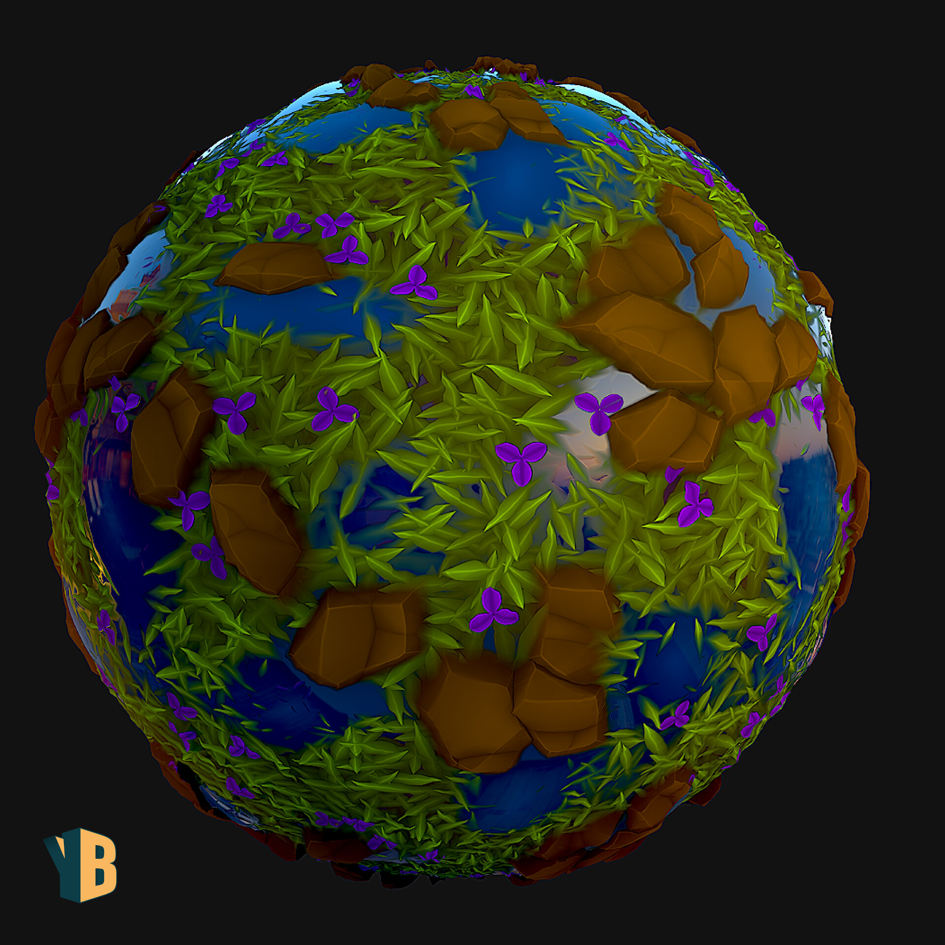 ArtStation - Grass Over Texture (Stylized)