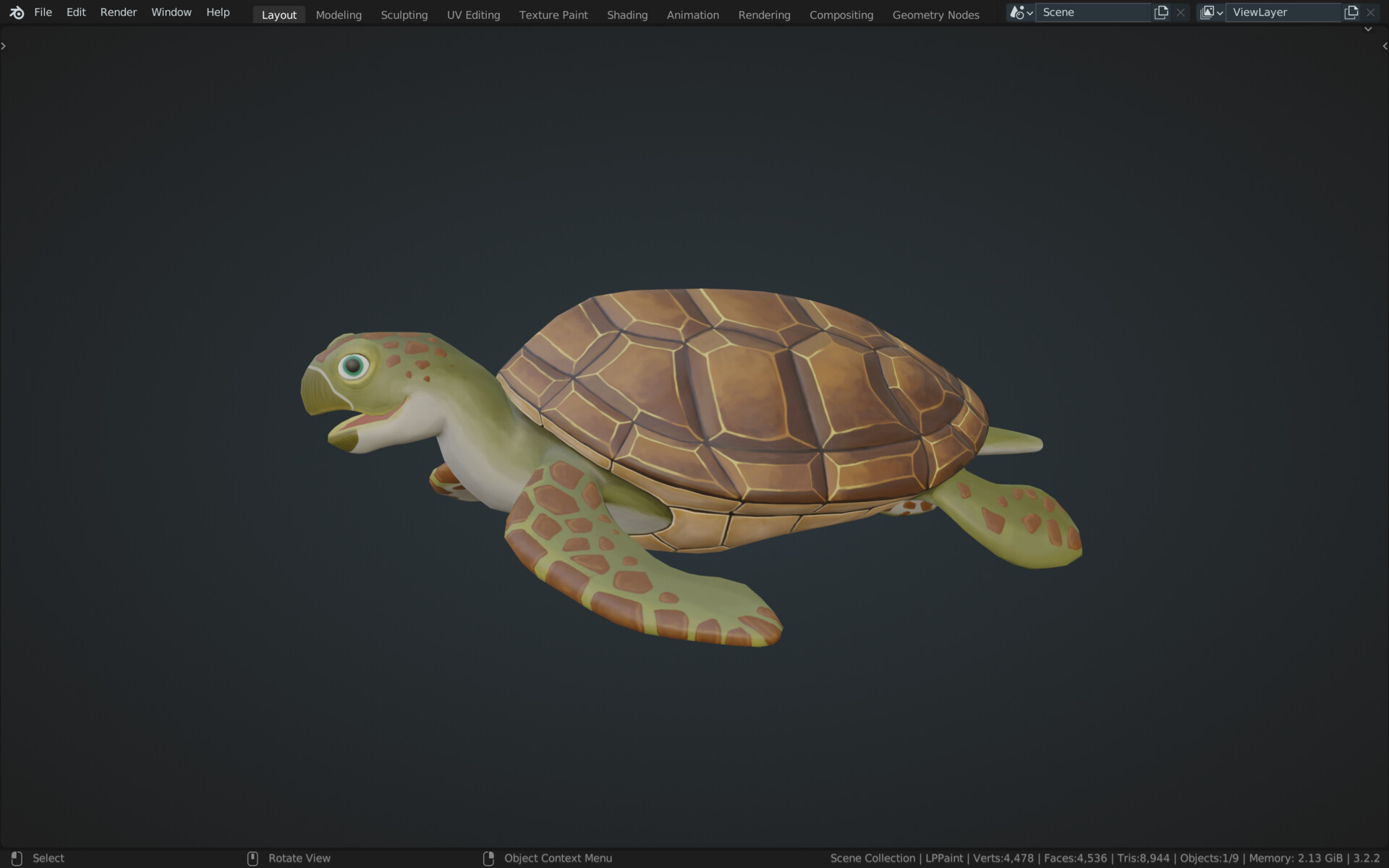 ArtStation - Turtle Character