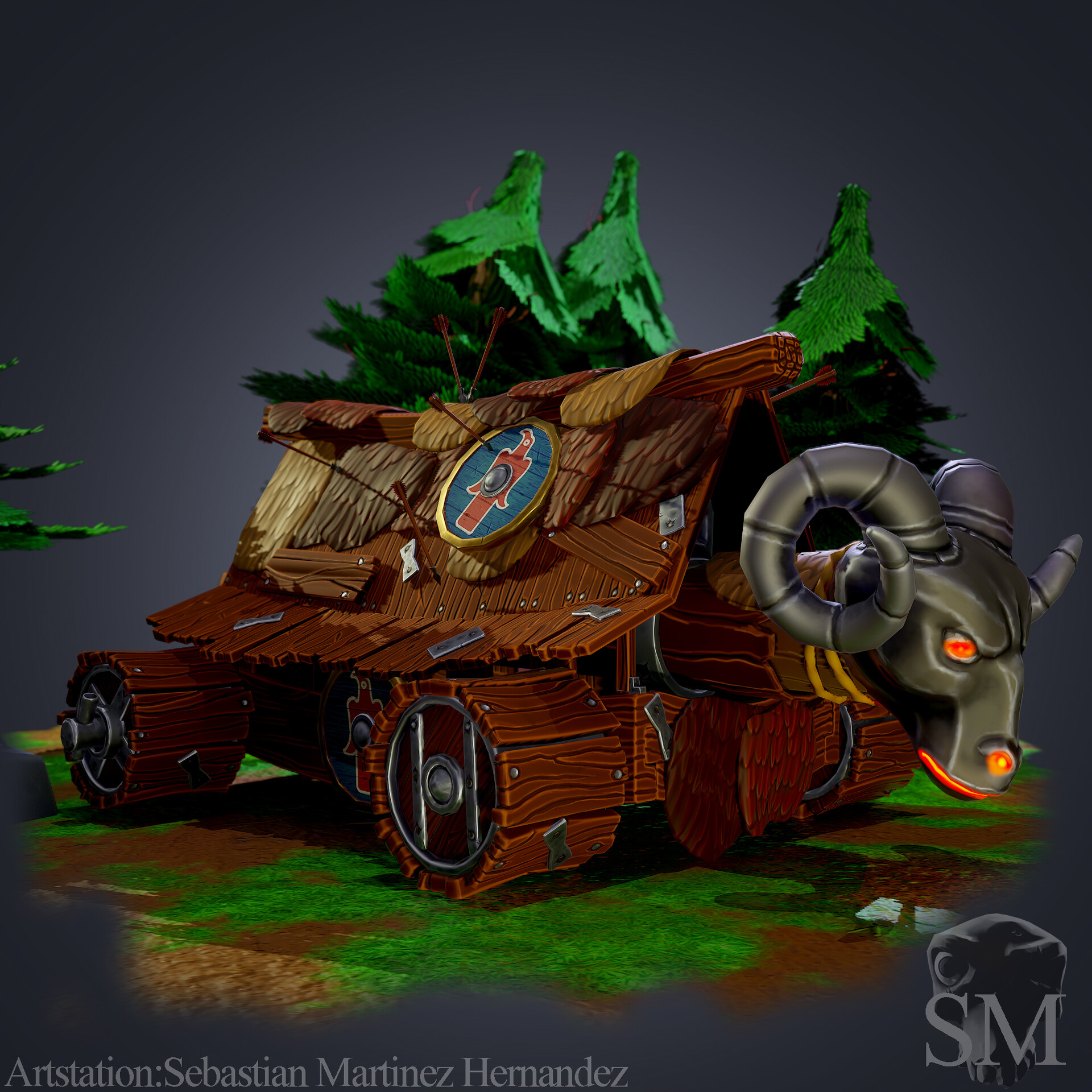ArtStation - Stylized Battering Ram