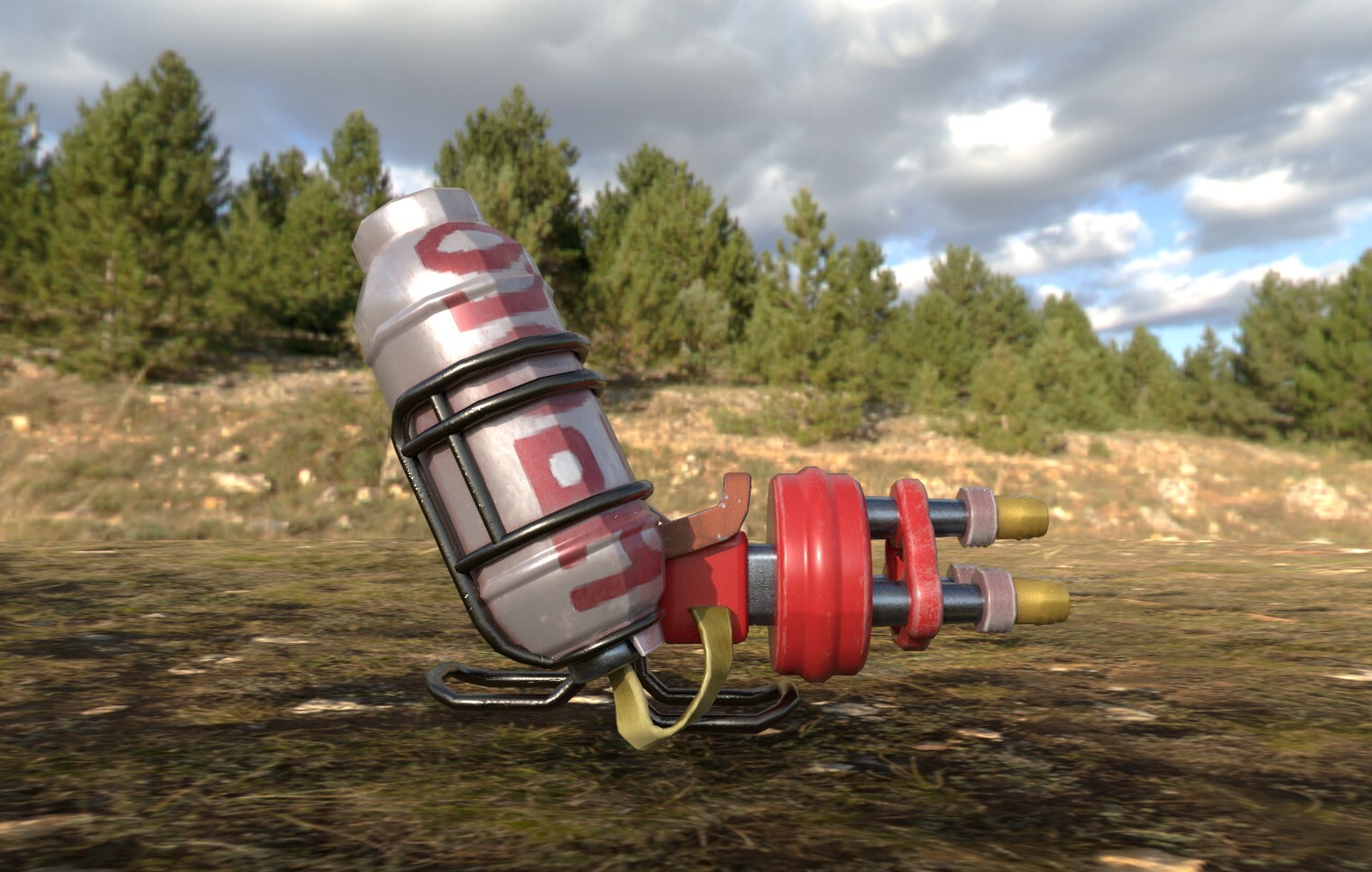 ArtStation - Prop Gun Modelling Exercise