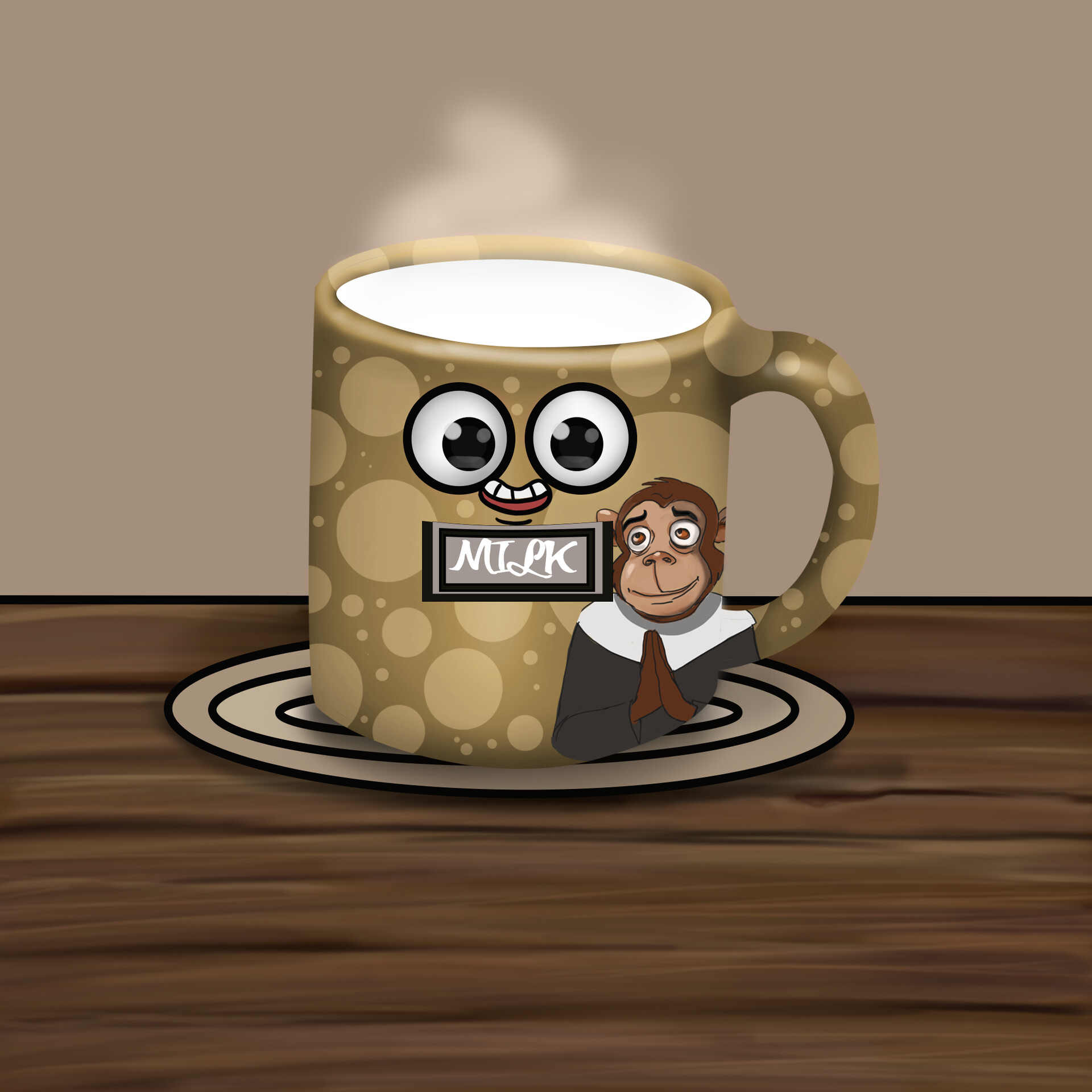 ArtStation - cups characters NFT