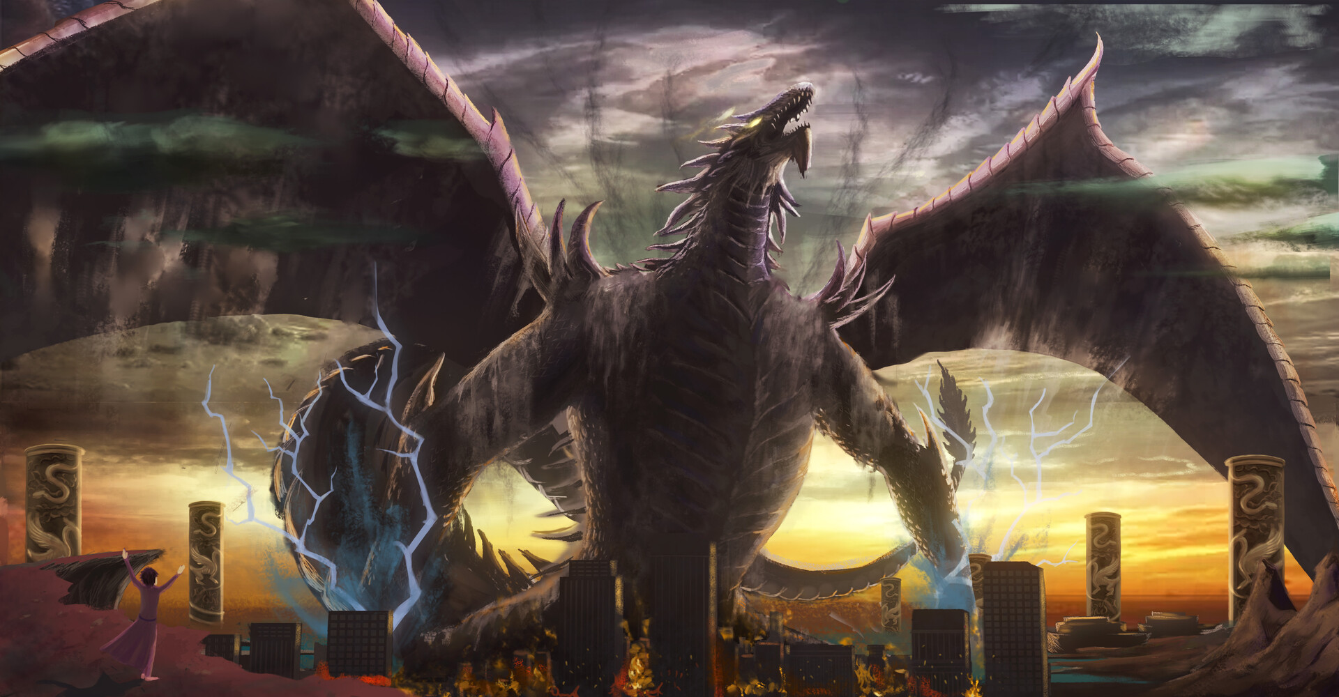 ArtStation - black dragon