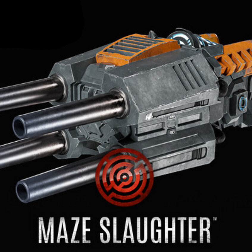 ArtStation - Maze Slaugher - SMG Weapon