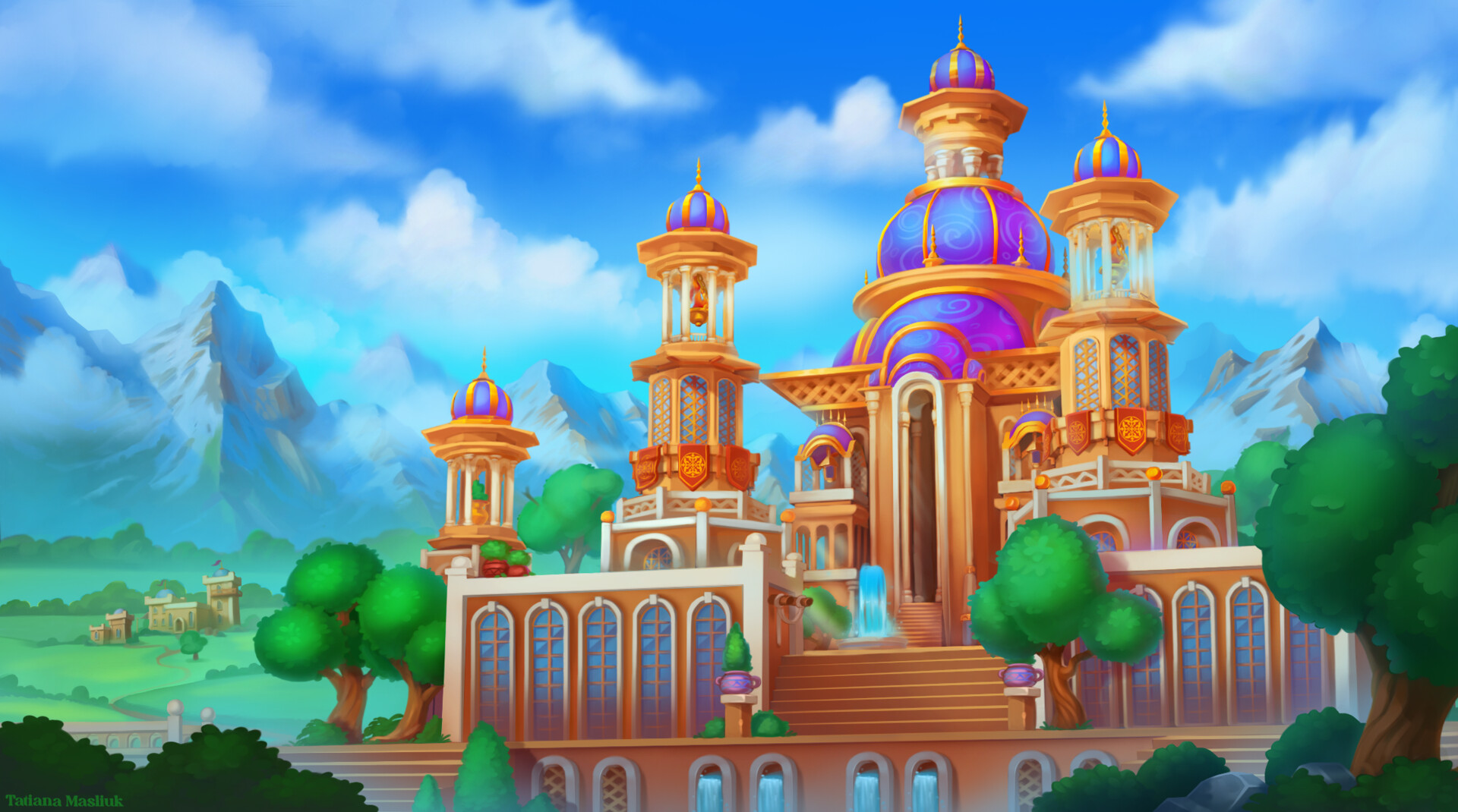 ArtStation - Fantasy castle