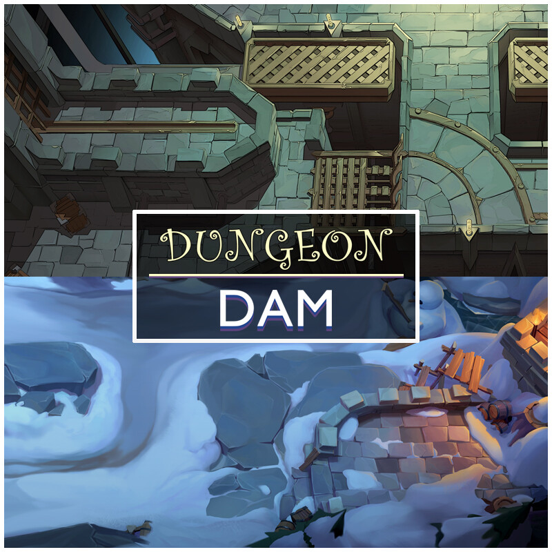 ArtStation - dungeon dam
