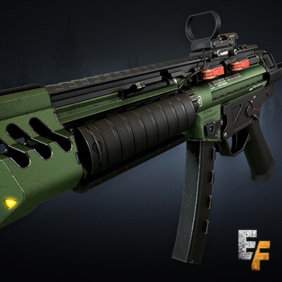 ArtStation - Earthfall - MP5x