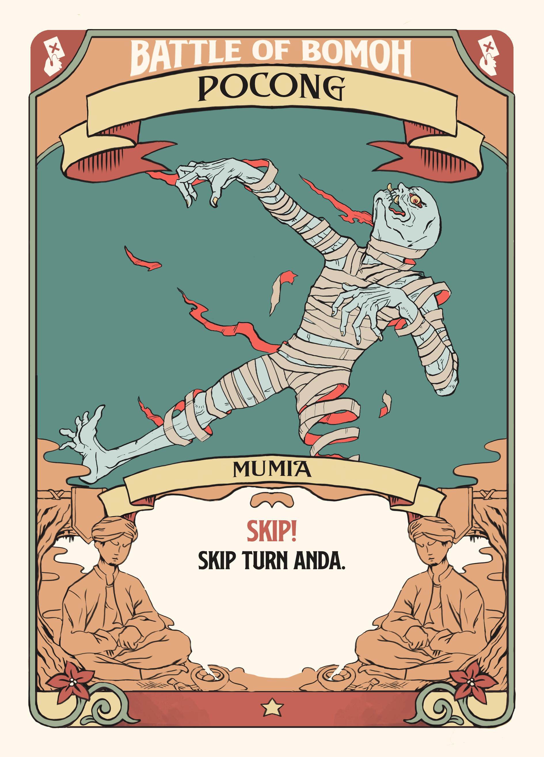 ArtStation - ILLUSTRATIONS for MLSTUDIOS' BATTLE OF BOMOH (CARD GAME)