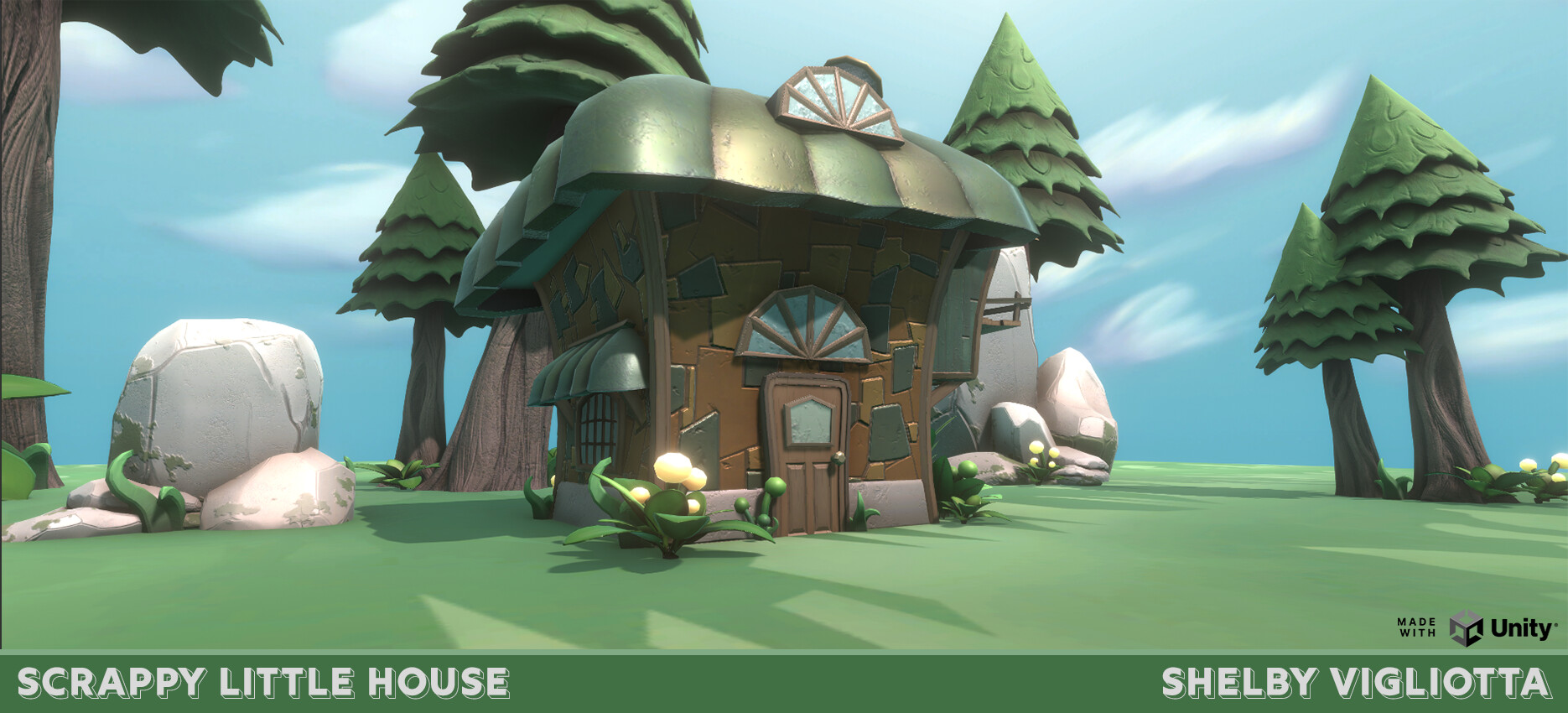 ArtStation - Scrappy Little House
