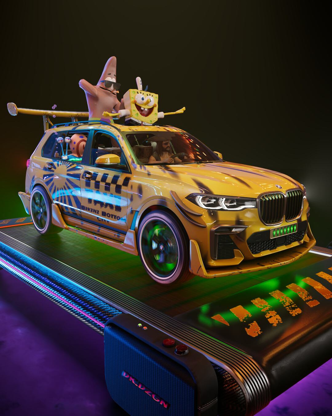 ArtStation - Bikini Bottom TAXI