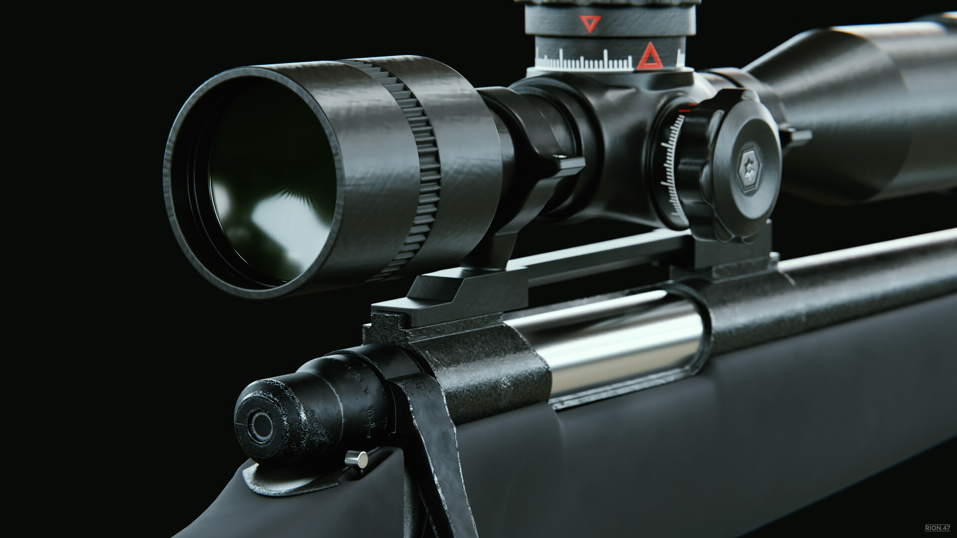 ArtStation - M40A1 Remington