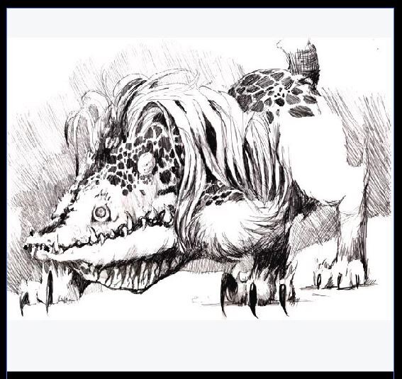 ArtStation - 2002 Alien attack dog other quick sketches