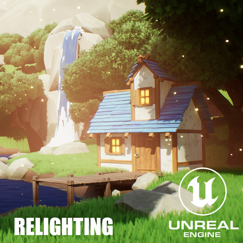 ArtStation - Cartoon Water Shader-Relighting