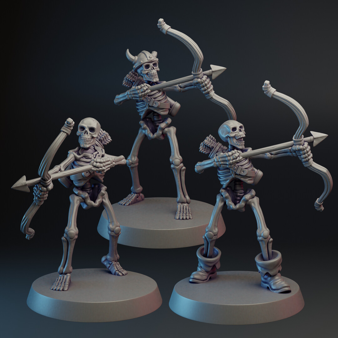 ArtStation - Skeleton warriors miniatures - Vae Victis Miniatures