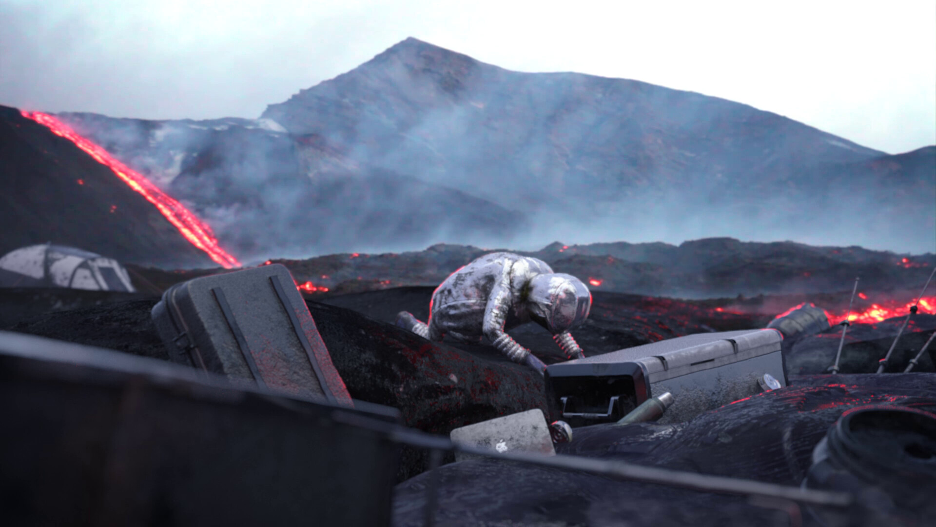 ArtStation - Volcano Ice Cream