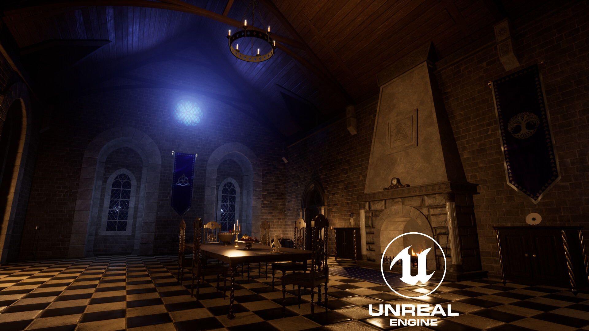 ArtStation - Gothic Dining Room